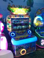 China Lights Button Hitting Simulator Lottery Game Machine , Crazy Crocodile Music Hit Amusement Arcade Machines for sale