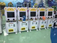 China Kids Coin Operated Amusement Machines , Cute Bear Pat Music Video Game Gift Lottery Game Machine for sale