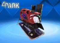 China Red Motorbike 9D VR Simulator Virtual Reality Driving Car Racing Game Machine for sale