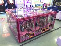 China Multi-language Coin Operated Simulator Toy Claw Machine for Supermarket for sale