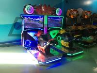China 42 Inch Flaming Motorcycle Racing Arcade Machine / Amusement Park Equipment for sale