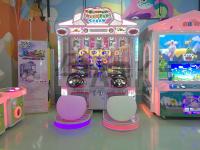 China Double Player Speed Electronic Crane Game Machine Malaysia 1 Year Warranty for sale