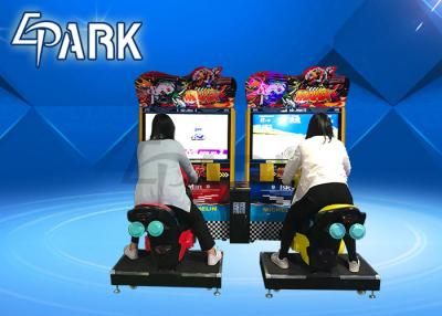 China TT moto 42 Inch Car Racing Game Machine Coin Operated , Arcade Driving Simulator for sale