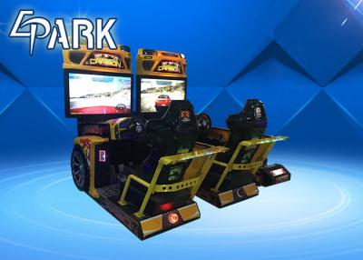 China 42'' Lcd Carbon Arcade Racing Game Machine Support 4 Players Competing Online for sale