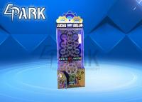 China Coin Operated Lucky Lottery Ball Machine / Lottery Ticket Game Machine for sale