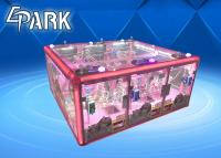 China Coin Operated Claw Crane Vending Machine For 6 Players / Claw Game Machine for sale