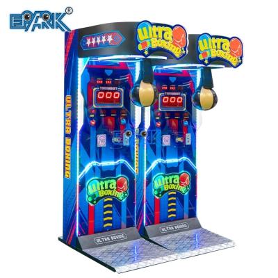 China Customized Amusement Game Coin Operated Electronic Big Punching Dynamic Boxing Arcade Game Machine for sale