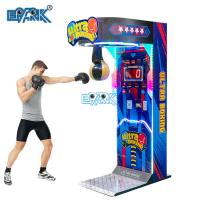 China Customized Amusement Game Coin Operated Electronic Big Punching Dynamic Boxing Arcade Game Machine for sale