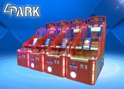 China Crazy Indoor Arcade Basketball  hoop coin operated Game Machine For Children / adult for sale