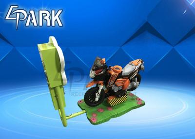 China Fashion Kiddy Ride Machine , Amusement Video Driving Coin Operated Motorcycle Ride for sale