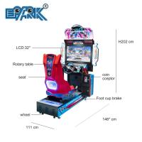 China Coin Operated Game 32 Inch Screen Simulator Outrun Arcade Car Racing Game Machine for sale