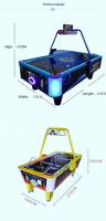 China High Gloss Painting Video Arcade Game Machines Large 2 Person coin operated Air Hockey Table for sale