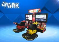 China 2 Player Electronic Tt Motor Racing Simulator Arcade Game Machine For Game Center for sale