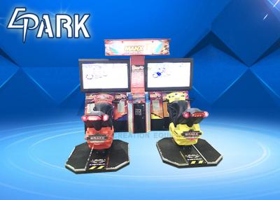 China 2 Player Electronic Tt Motor Racing Simulator Arcade Game Machine For Game Center for sale