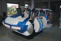 China Children Entertainment 9D VR Simulator with 6 Luxury Seats Dynamic Platform for sale