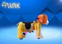 China Entertainment Indoor Plush Toy Game Machine / Animal Toy Motorcyle Kiddie Ride for sale