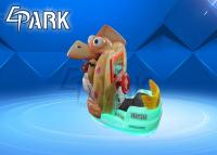 China 130W Kiddy Ride Machine , Fiberglass Dinosaur Kids Amusement Swing for sale