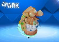 China 130W Kiddy Ride Machine , Fiberglass Dinosaur Kids Amusement Swing for sale