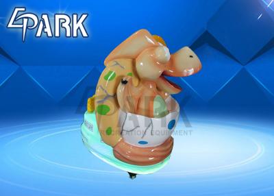 China 130W Kiddy Ride Machine , Fiberglass Dinosaur Kids Amusement Swing for sale