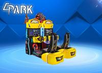 China Indoor Split Second  Coin Conjoined Racing Game Machine Two Player With Flashing Light And Rocking Music for sale