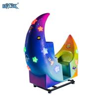 China Cute Small Bear Kiddy Ride Machine Amusement Swing Car Toy Coin Operated Fiberglass Material for sale