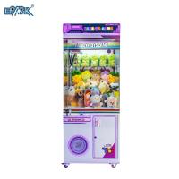 China Pink Love Gift Coin Operated Claw Machine Fully Transparent 90W for sale