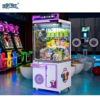 China Pink Love Gift Coin Operated Claw Machine Fully Transparent 90W for sale