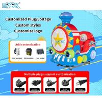 China Indoor Outdoor Playground  kiddie Ride  Crazy Little Train (Interactive Version ) Kids Rocking Car for sale