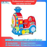 China Indoor Outdoor Playground  kiddie Ride  Crazy Little Train (Interactive Version ) Kids Rocking Car for sale