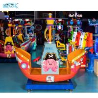 China Wholesale  Kiddie Ride Coin Operated Kiddie Rides Swing Car Arcade Kids Ride On Pirate Naval Warfare  Machine Interactive Video Game Machine for sale