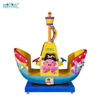 China Wholesale  Kiddie Ride Coin Operated Kiddie Rides Swing Car Arcade Kids Ride On Pirate Naval Warfare  Machine Interactive Video Game Machine for sale