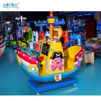 China Wholesale  Kiddie Ride Coin Operated Kiddie Rides Swing Car Arcade Kids Ride On Pirate Naval Warfare  Machine Interactive Video Game Machine for sale