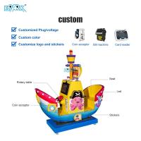 China Wholesale  Kiddie Ride Coin Operated Kiddie Rides Swing Car Arcade Kids Ride On Pirate Naval Warfare  Machine Interactive Video Game Machine for sale