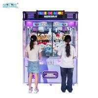 China Wholesale 2 Players Vertical Plush Doll Toys Coin Operated Crane Machine for sale