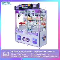 China Wholesale 2 Players Vertical Plush Doll Toys Coin Operated Crane Machine for sale