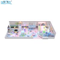 China Soft Playground Park 130㎡ Pink Themed Indoor Soft Play Area for sale