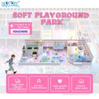 China Soft Playground Park 130㎡ Pink Themed Indoor Soft Play Area for sale