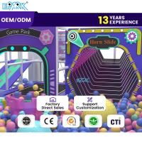 China 137m² Colorful Adventure Indoor Playground Equipment Set for sale