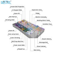 China 432 m² Candy-Color Indoor Playground Wonderland for sale