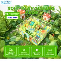 China 432m² Rainbow Adventure Indoor Playground Kids Soft Play Paradise for sale
