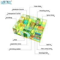 China 432m² Rainbow Adventure Indoor Playground Kids Soft Play Paradise for sale