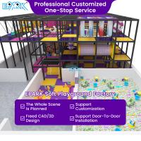 China Vibrant 215m² Space Station Indoor Playground for sale