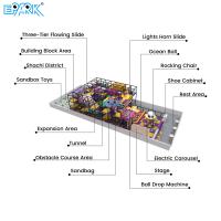 China Vibrant 215m² Space Station Indoor Playground for sale