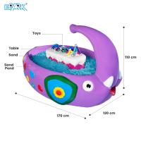 China Purple Elephant Sand Table | Commercial Indoor Playground Equipment Supplier for sale