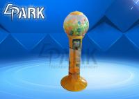 China Game Center Kids Gashapon Vending Machine Automatic Capsule Toys Red And Yellow for sale