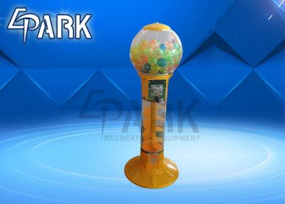 China Game Center Kids Gashapon Vending Machine Automatic Capsule Toys Red And Yellow for sale