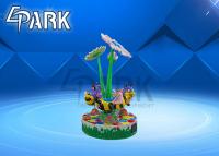 China Outdoor Kiddy Ride Machine Bee Paradise 3 Players Coin Operated Amusement Park Carousel for sale