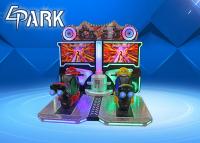 China 2 Players Coin Pusher Motorbike Racing Game Machine / Amusement Park Ride for sale