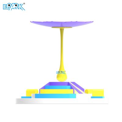 China Indoor Playground UFO Soft Play Rotating Centerpiece for sale