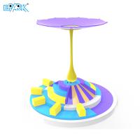 China Indoor Playground UFO Soft Play Rotating Centerpiece for sale